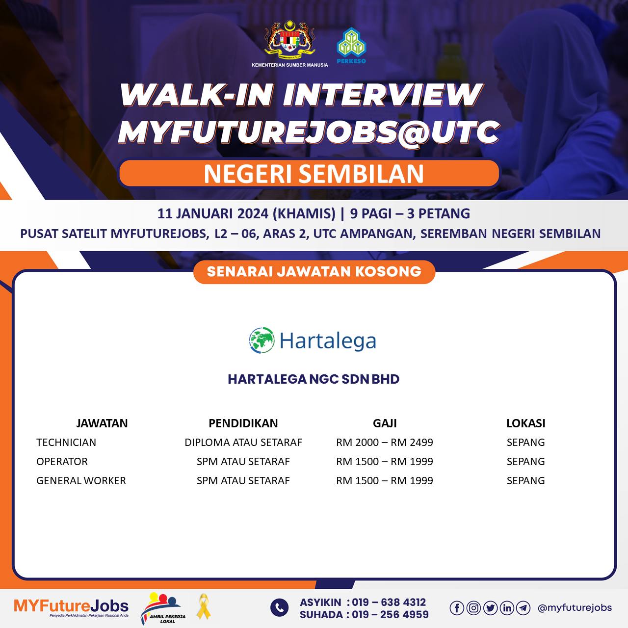 Esok ‘Interview’, gaji RM1,500 – RM2,999 – Negeri Kita