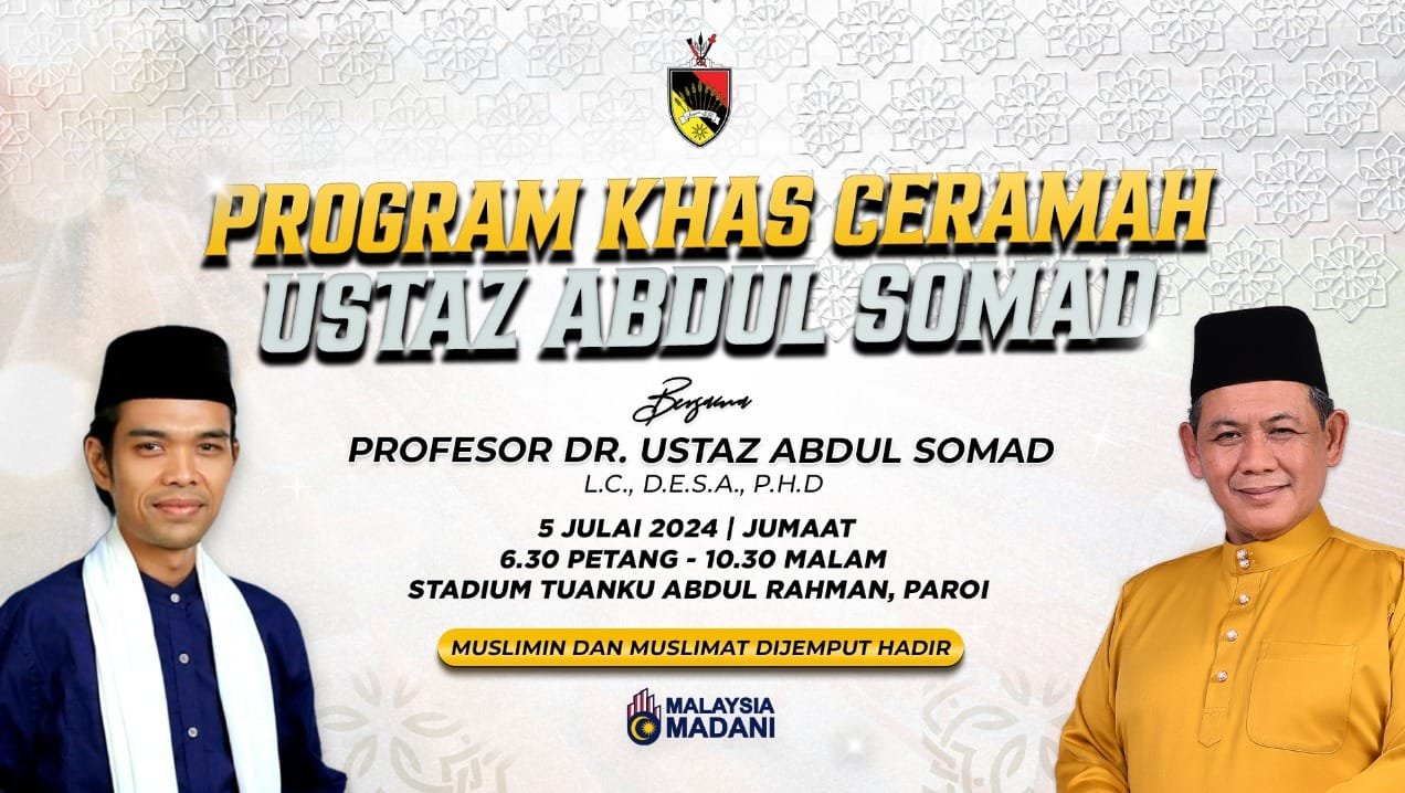 Ustaz Abdul Somad datang ke Negeri Sembilan – Negeri Kita
