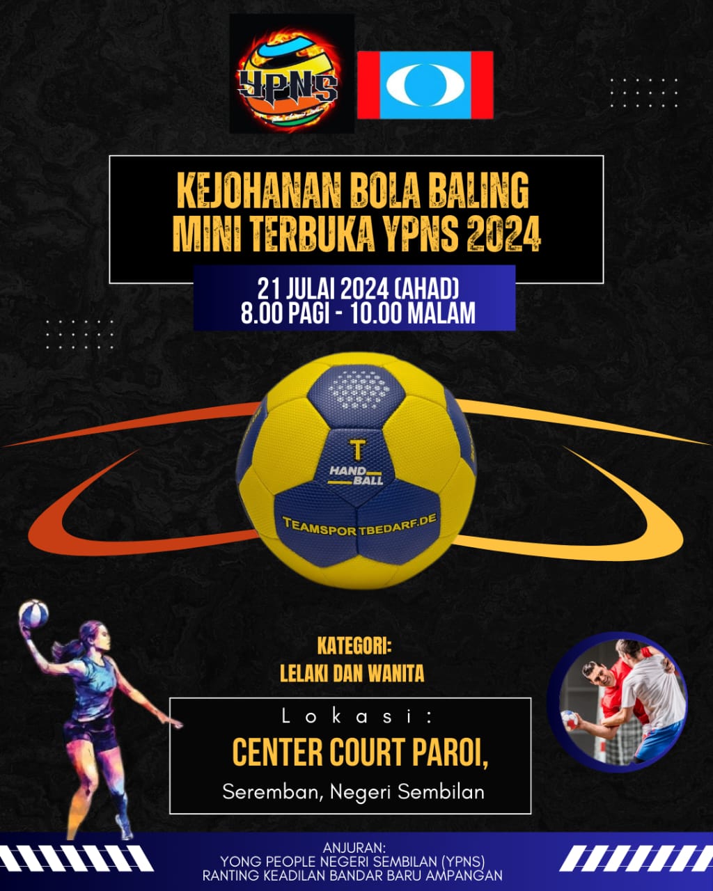 Kejohanan Bola Baling Mini Terbuka YPNS 2024 – Negeri Kita