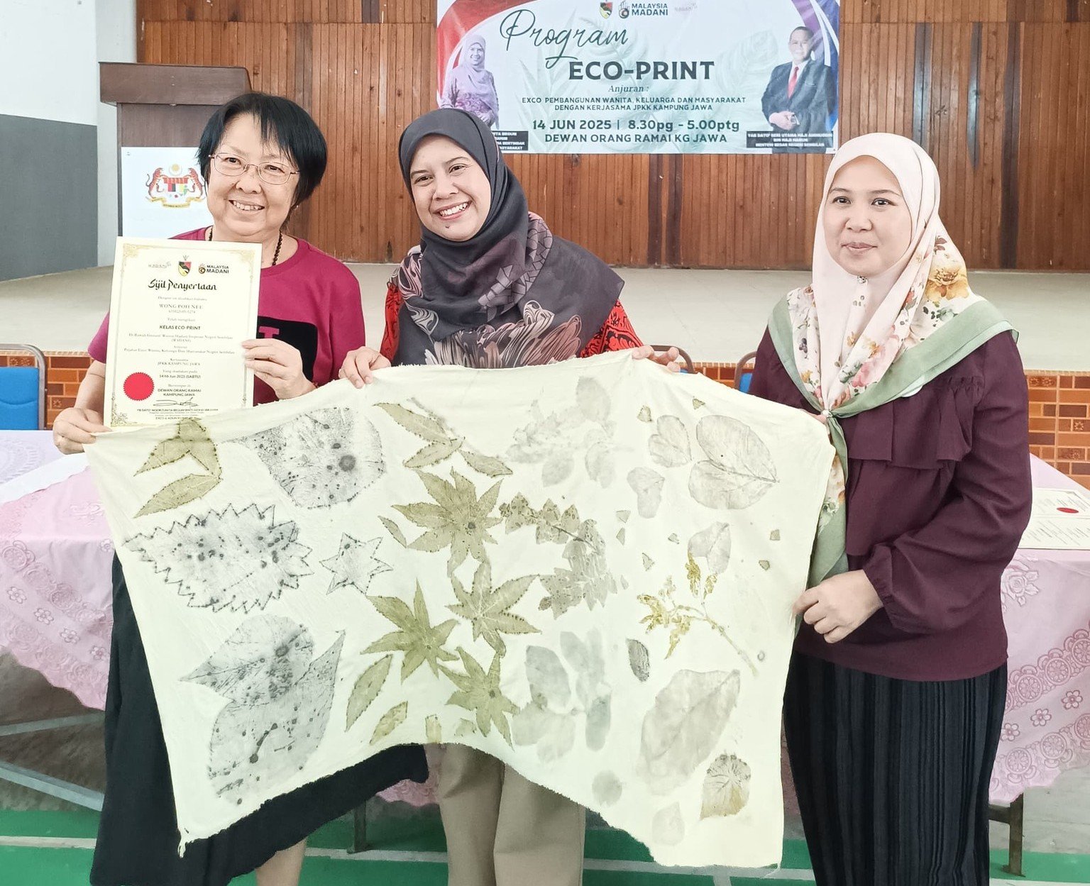 Eco-print peluang serlahkan kreativiti, hasil produk berkualiti ...