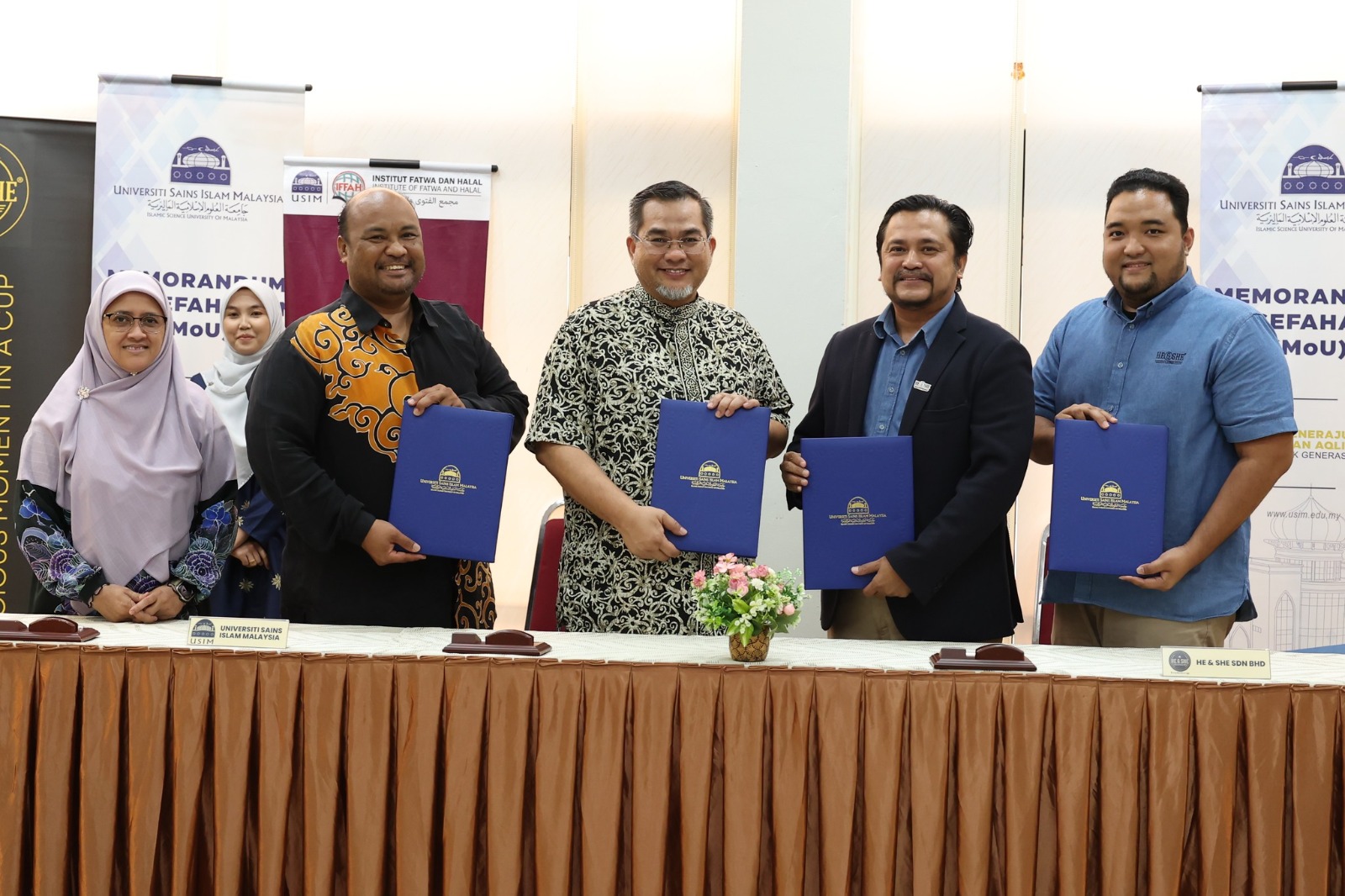 USIM dan HE & SHE jalin MoU bangun Modul Halal Barista pertama – Negeri ...