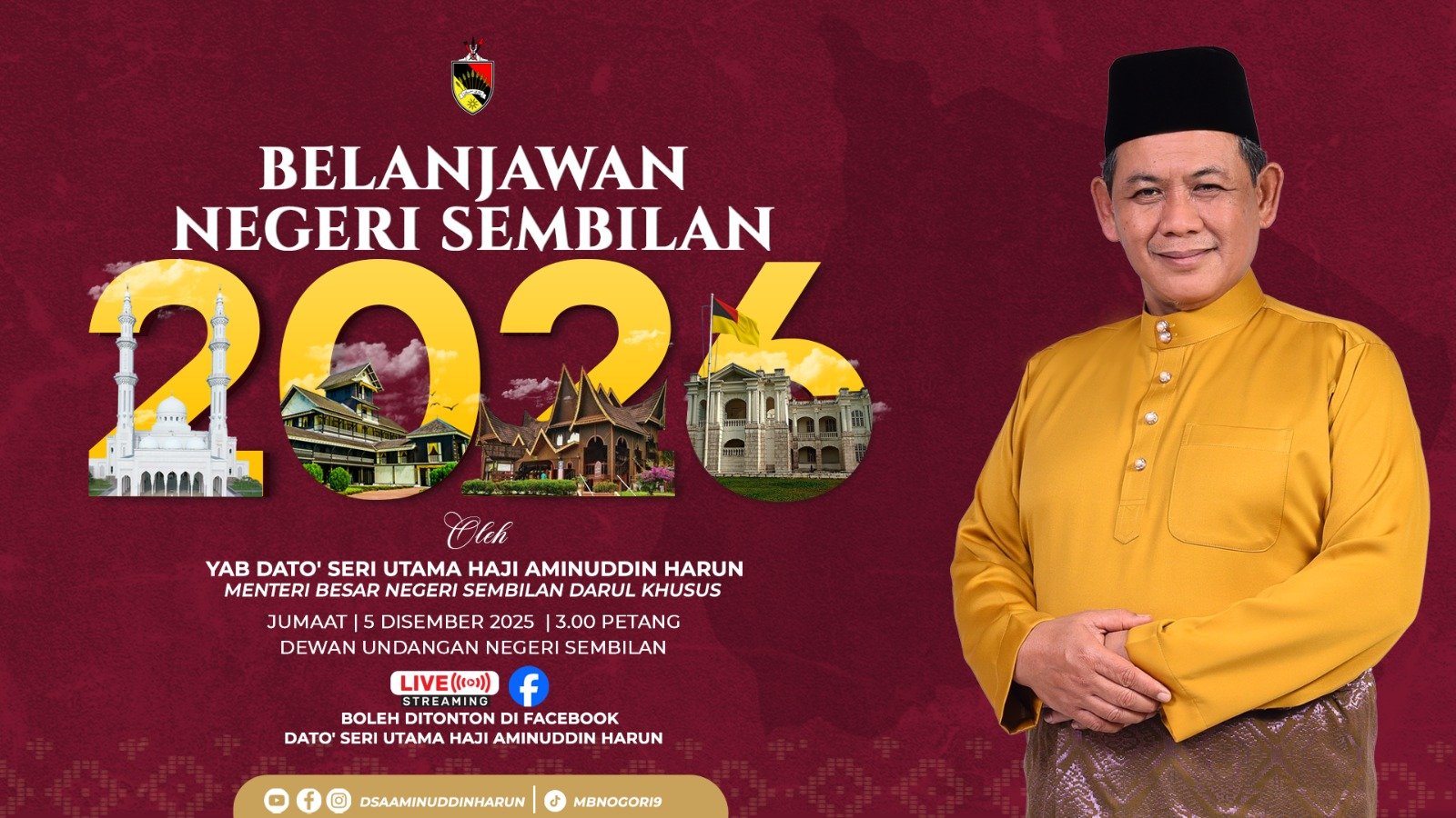Siaran langsung pembentangan Bajet 2026 di 10 DUN – Negeri Kita