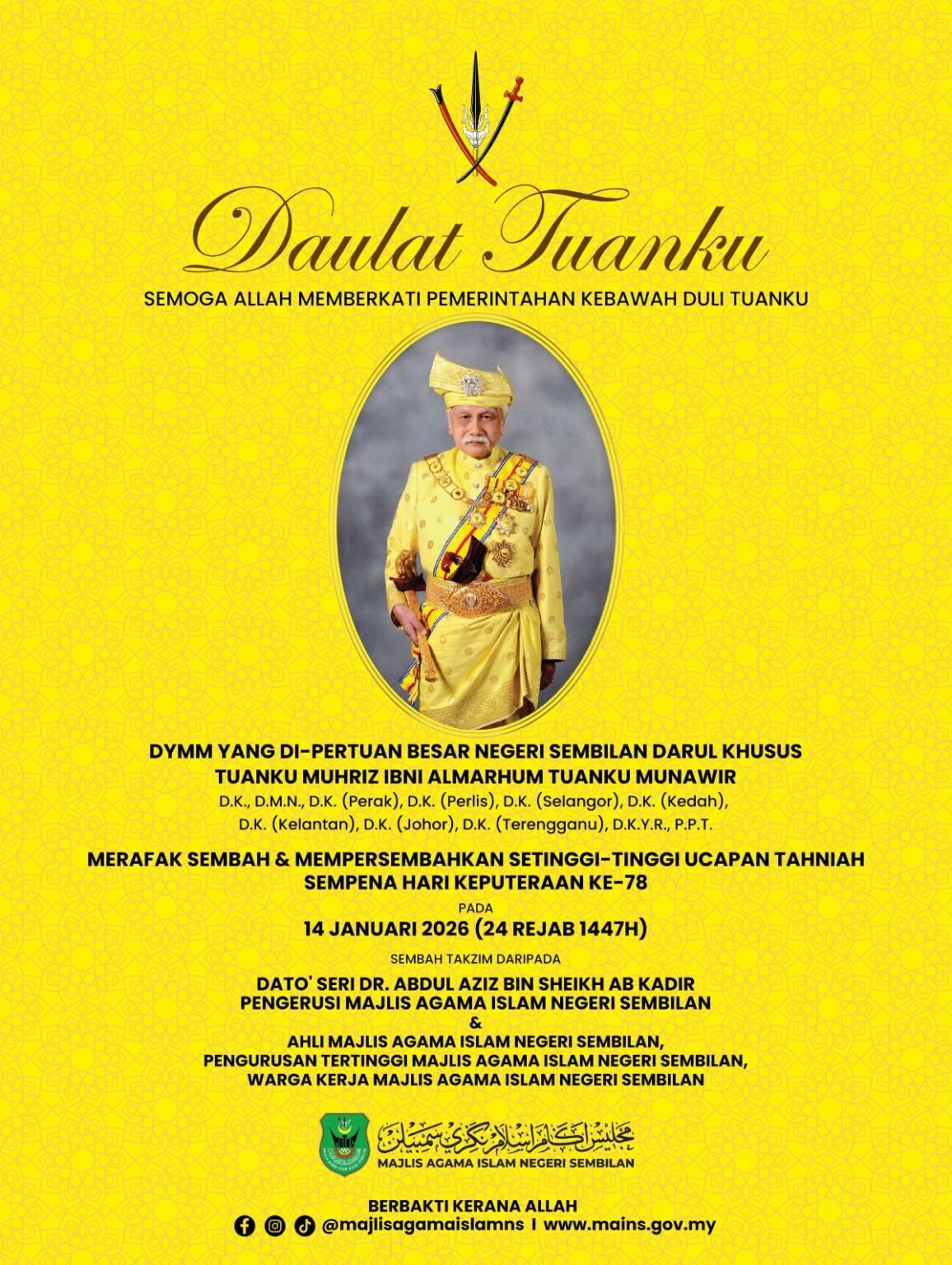 DAULAT TUANKU – Negeri Kita